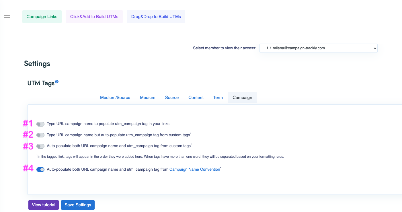 Campaign Trackly